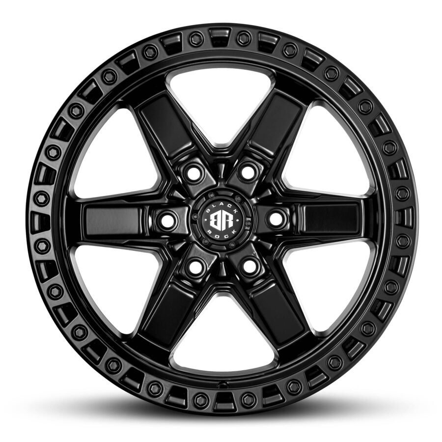 BLACK ROCK COLT SATIN BLACK 17X9 - Tyreforce