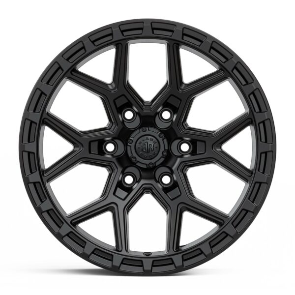 BLACK ROCK VIPER SATIN BLACK 17X9 - Tyreforce