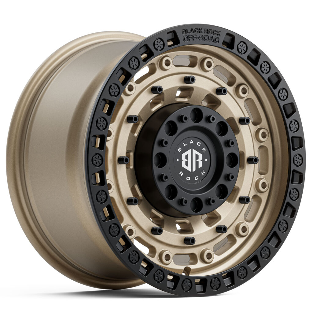BLACK ROCK MILITARY SAND BRONZE BLACK RING 17X9 - Tyreforce