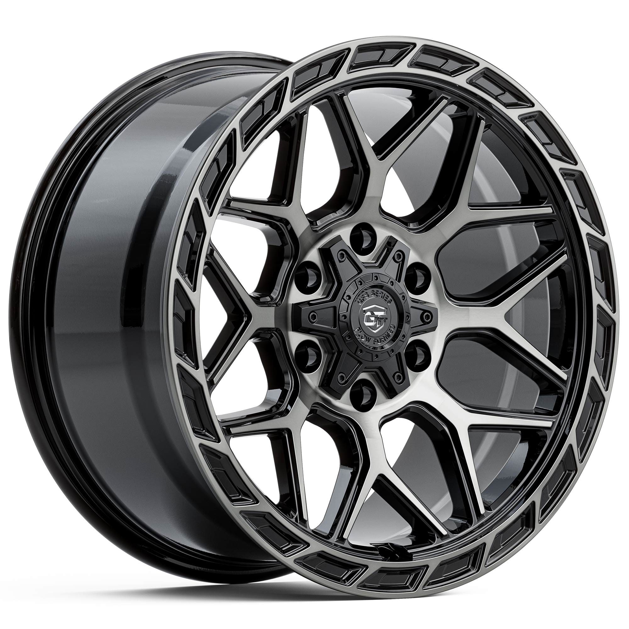 GT FORM GFS4 GLOSS BLACK TINTED 20X9 - Tyreforce