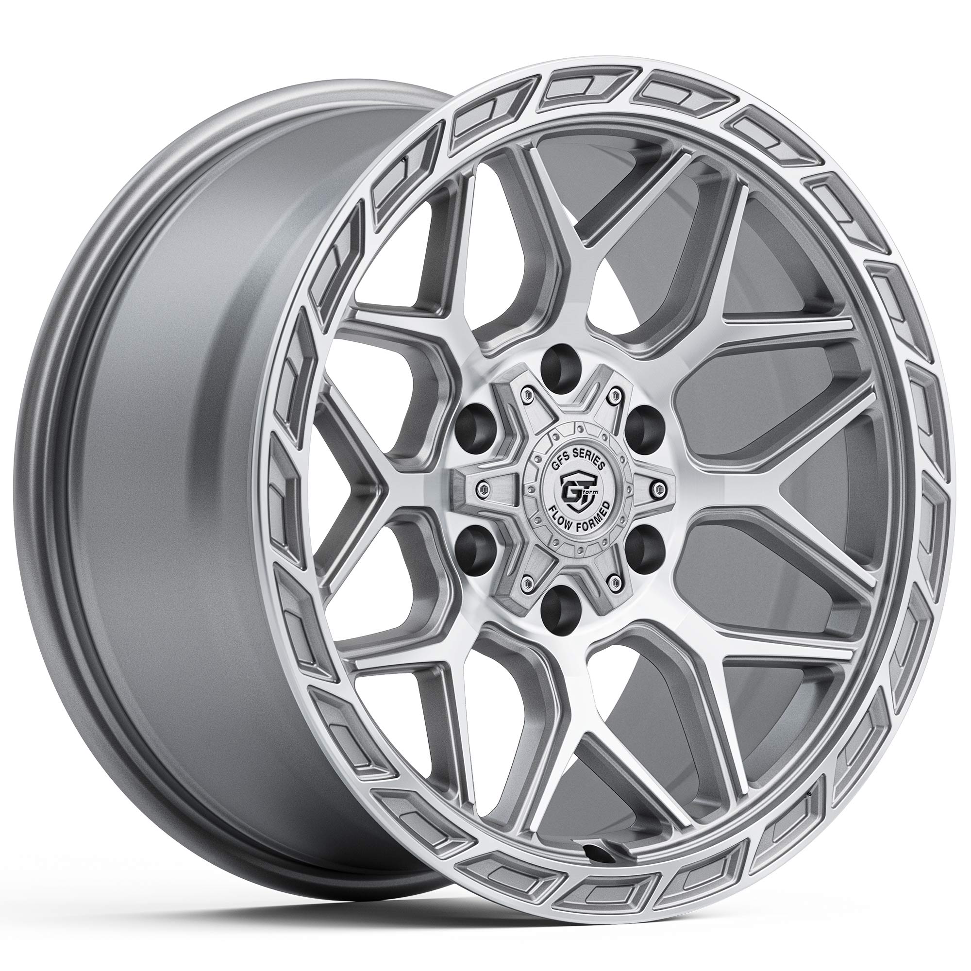 GT FORM GFS4 SILVER MACHINED 20X9 - Tyreforce