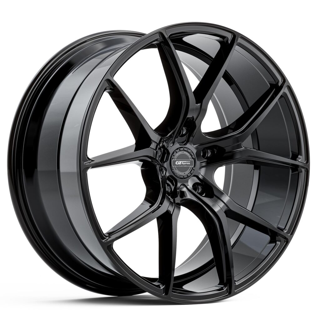 GT FORM VENOM GLOSS BLACK 20X10 (BLANK) - Tyreforce