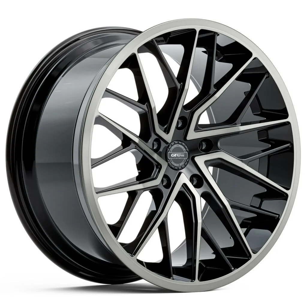 GT FORM VERTEX GLOSS BLACK TINTED 20X8.5 - Tyreforce