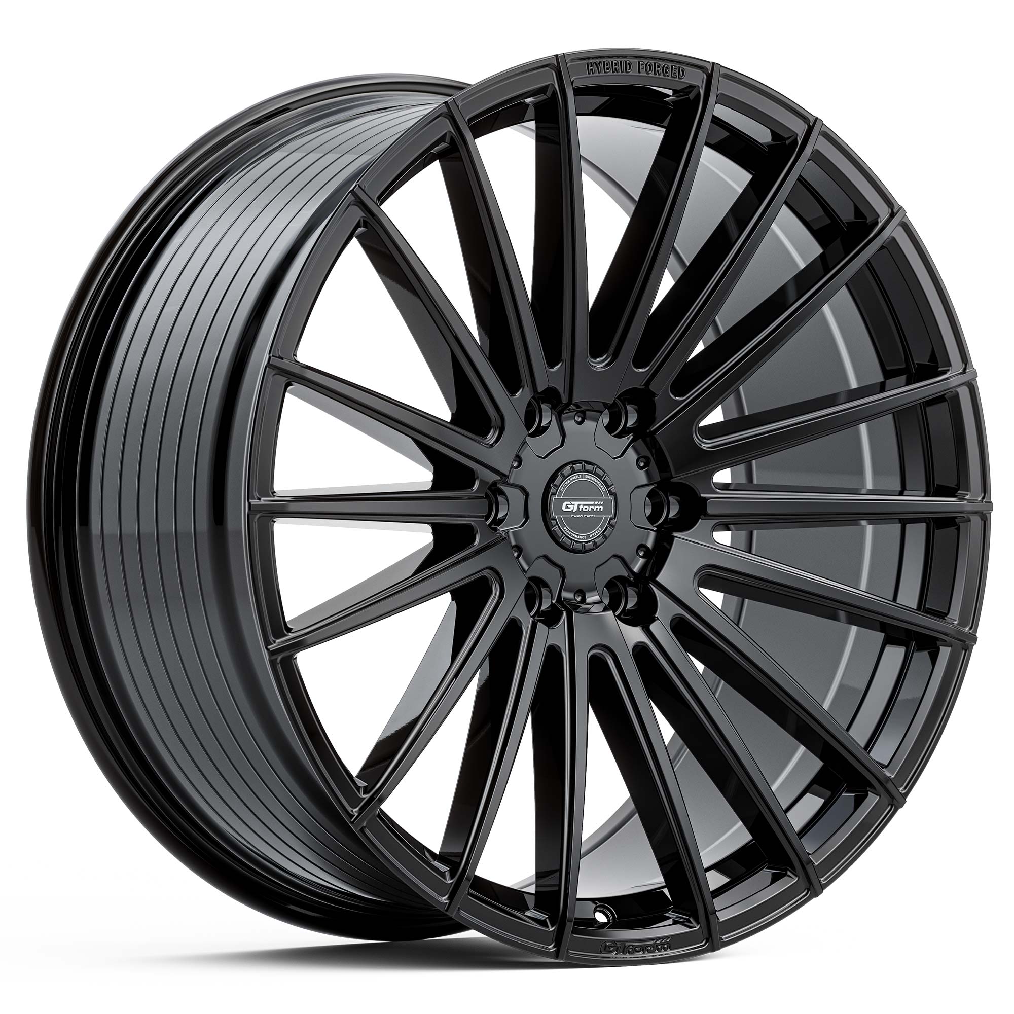 GT FORM GFS8 GLOSS BLACK 20X9 - Tyreforce