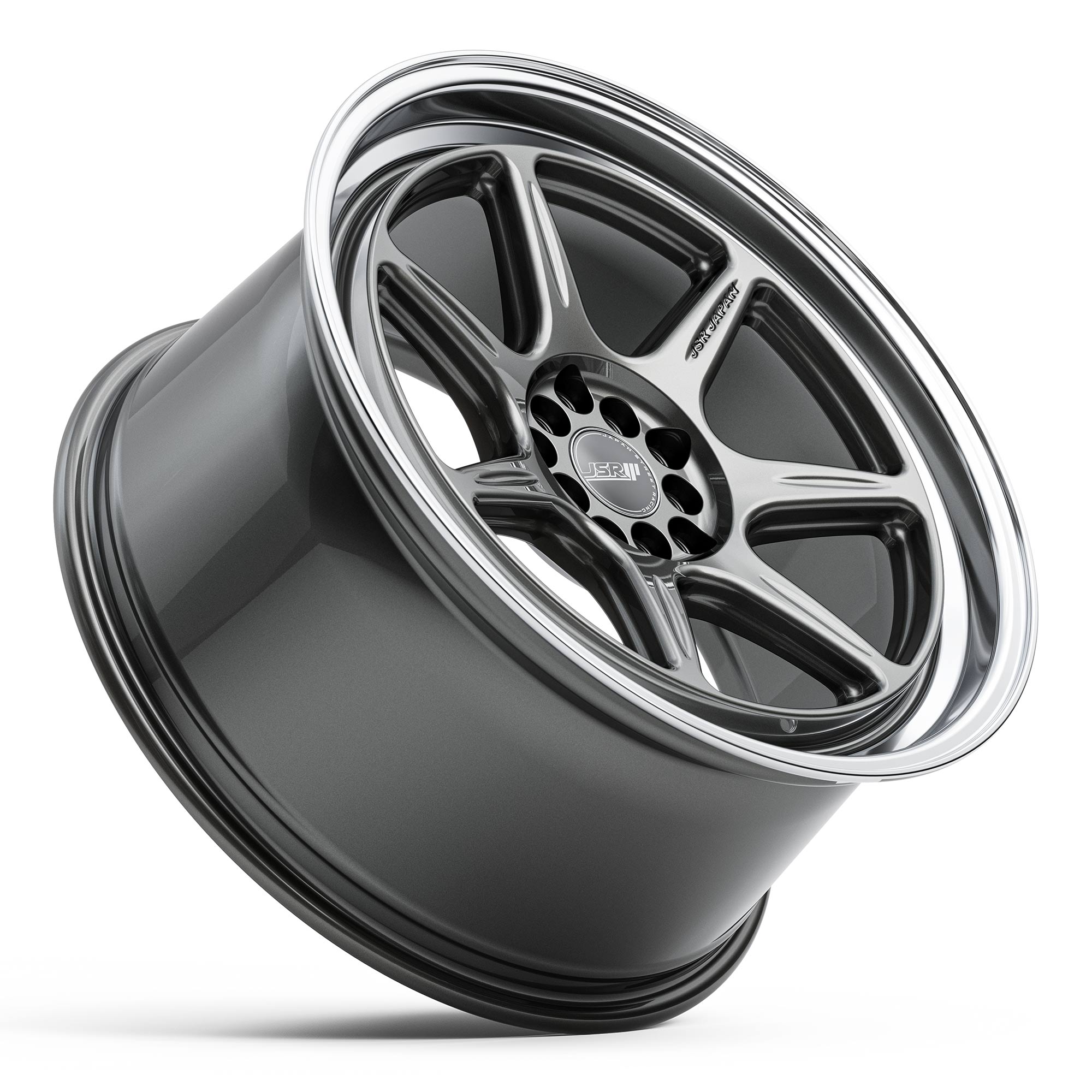 JSR ST35 GUNMETAL GREY MACHINED LIP 19X9.5 - Tyreforce