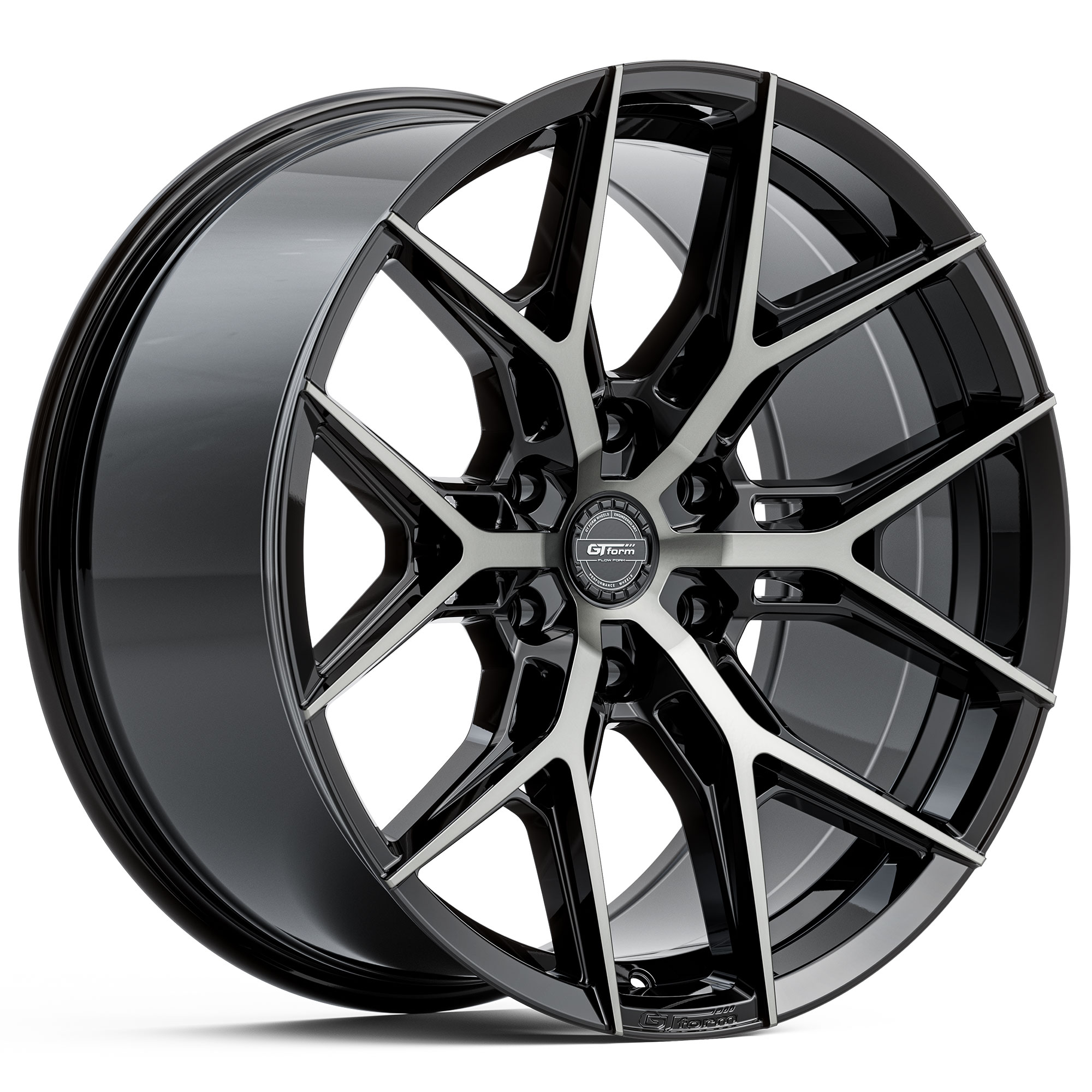 GT FORM GFS1 GLOSS BLACK TINTED 20X9.5 - Tyreforce