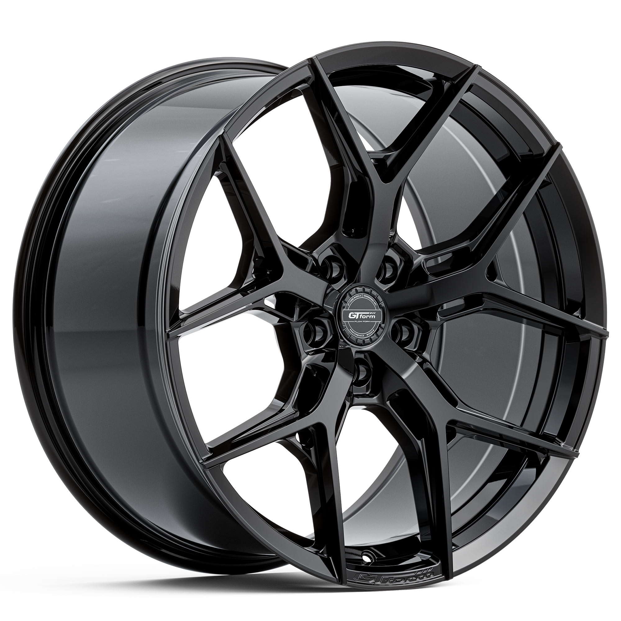GT FORM TORQUE GLOSS BLACK 22X11 (BLANK) - Tyreforce